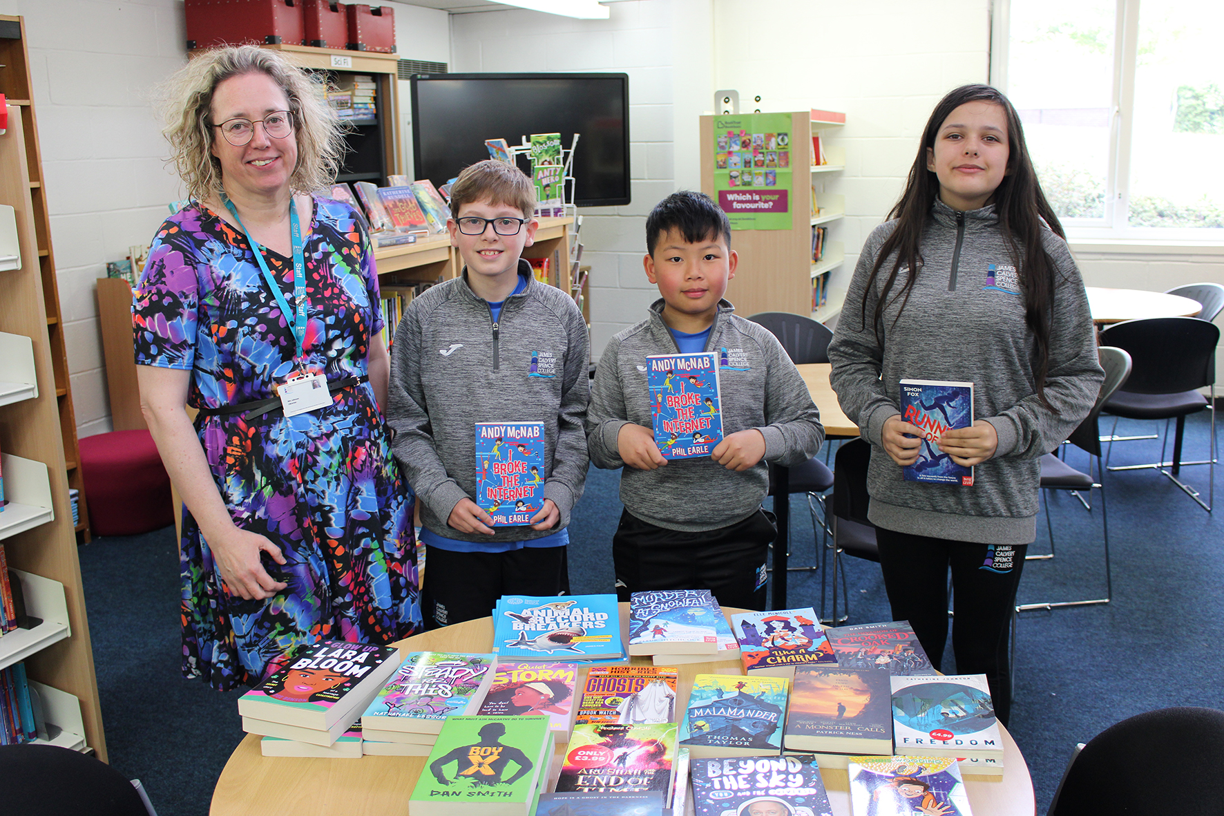 Y7 pupils become our Sparx Reader Leaders - James Calvert Spence College